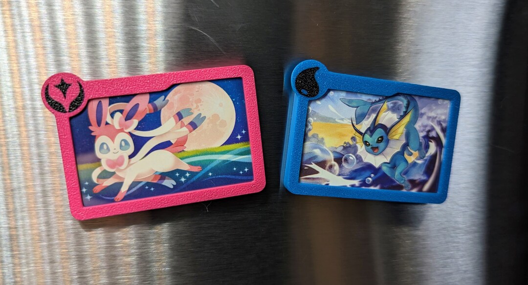 Pokemon Card Frame Magnets - Etsy