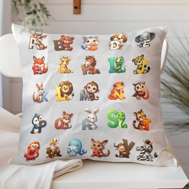 Alphabet Cushion - Etsy
