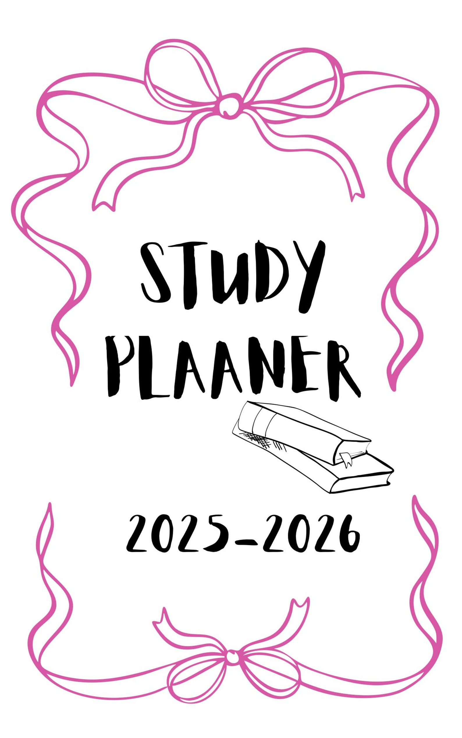 Aesthetic Study Planner - Etsy