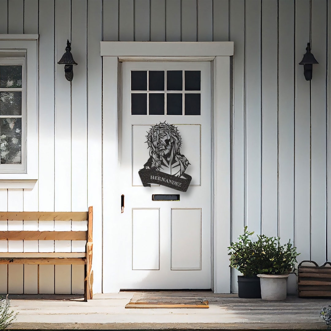 Custom Jesus Christ Metal Sign Wall Personalized Christ Wall - Etsy