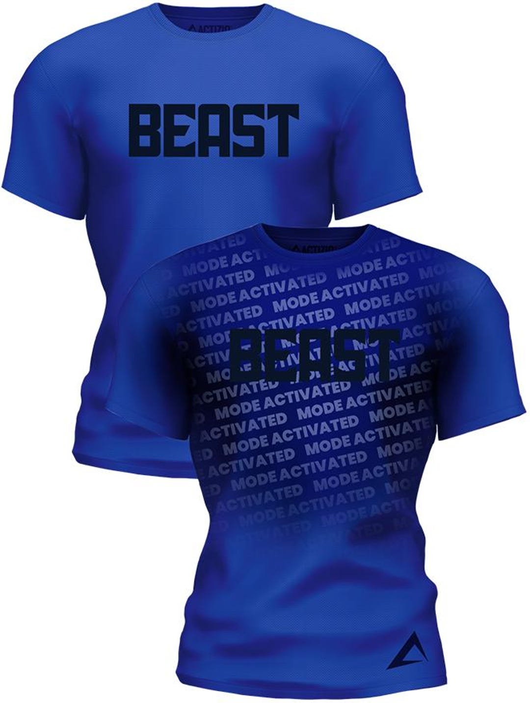 Performance Beast Mode Activated - Royal Blue Men's Sweat Activated T ...