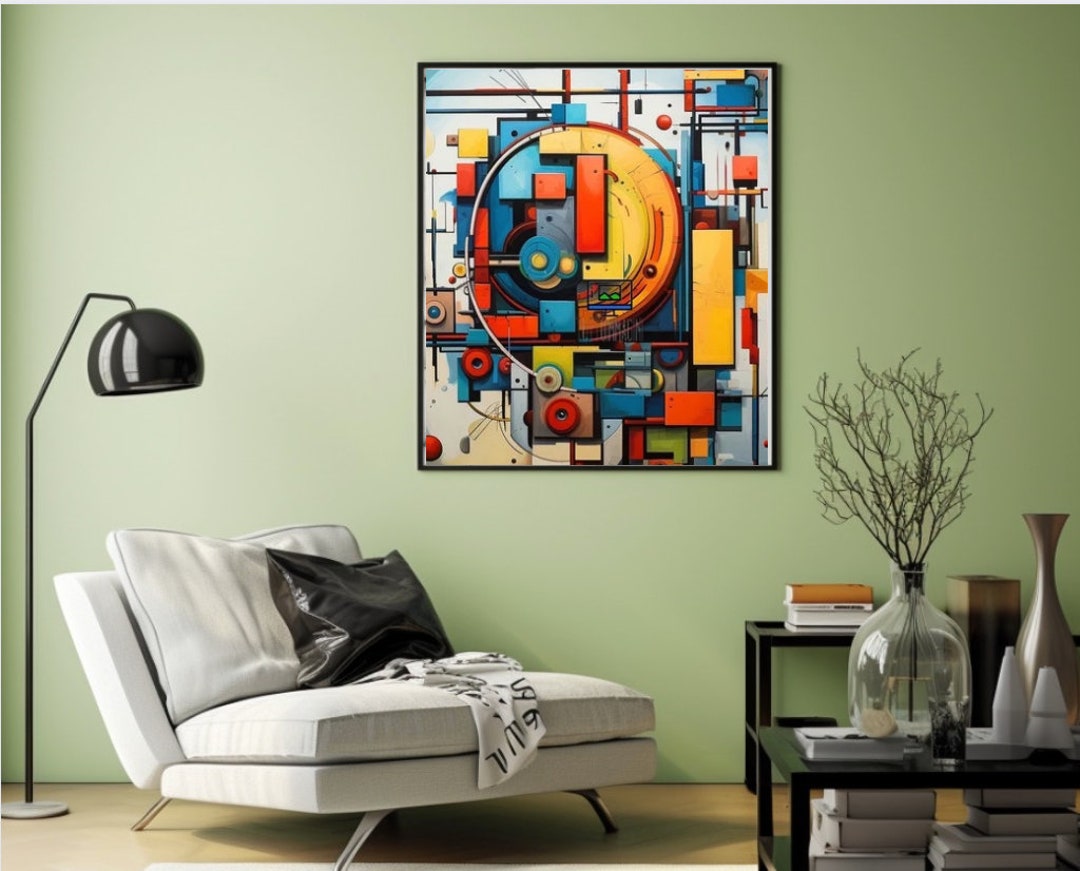 Modern Art, Cubism in Modern Art, Wall Art Print, Instant Download ...