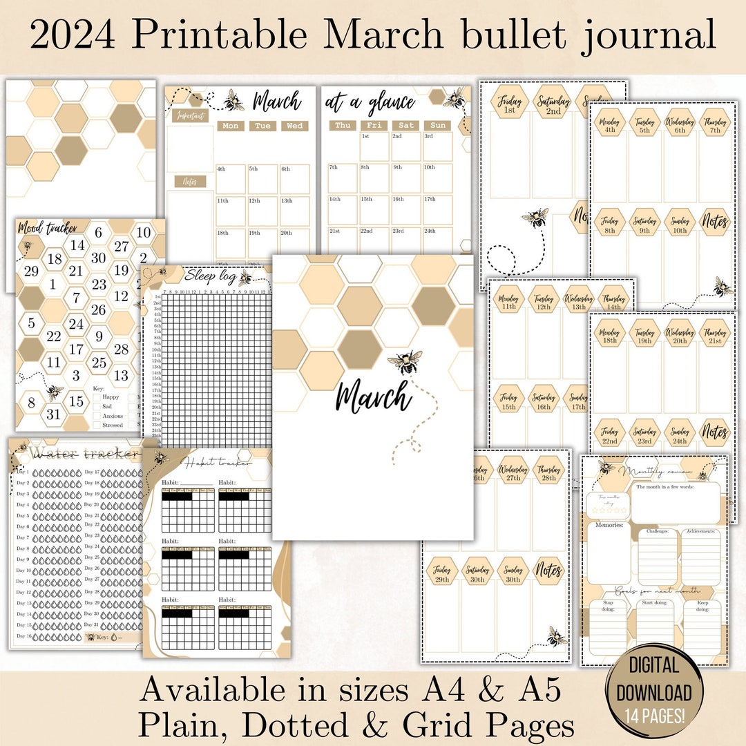 Bullet Journal Vorlagen Pdf 2024