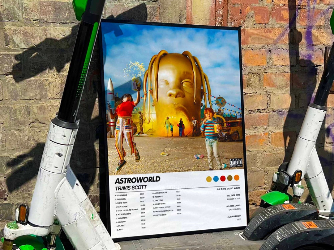 Travis Scott 'astroworld' Album Cover Poster - Etsy