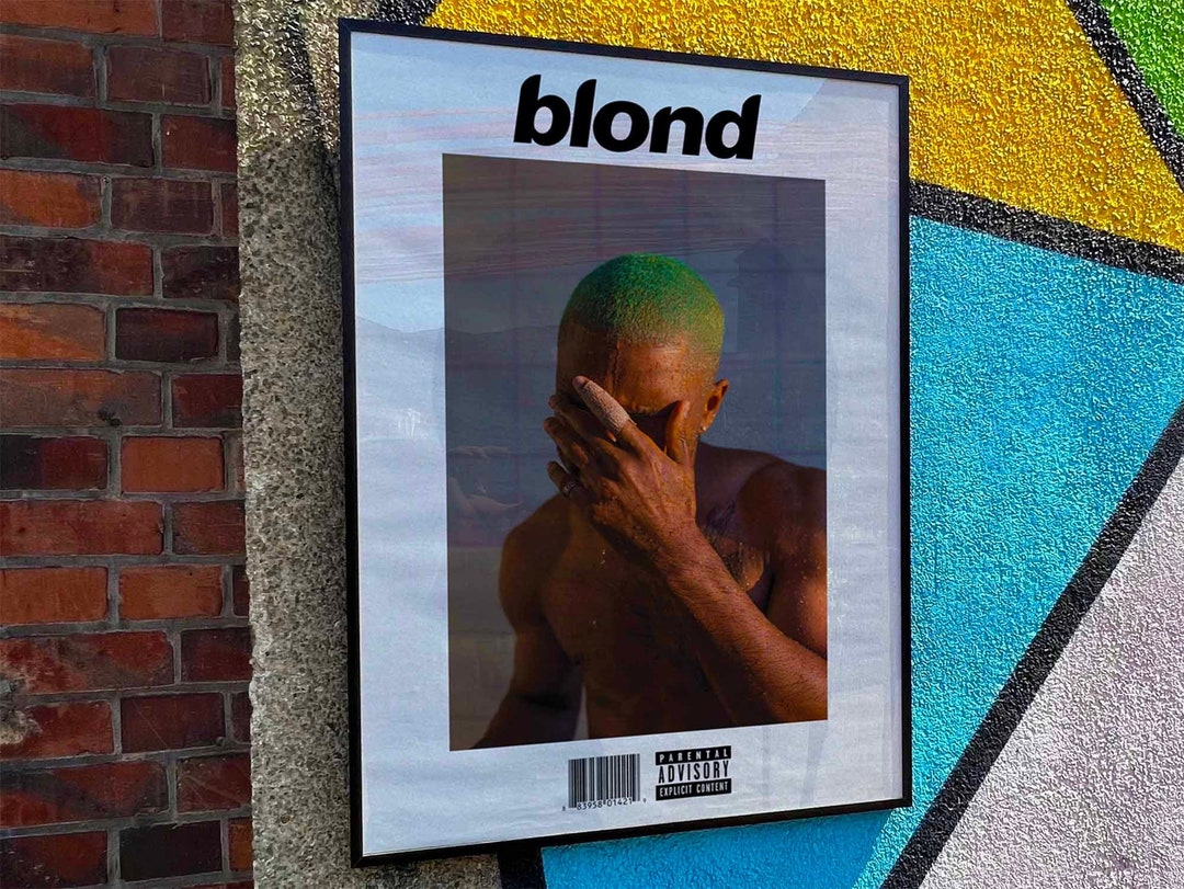 Frank Ocean Blonde Album Cover Poster Personalized Etsy