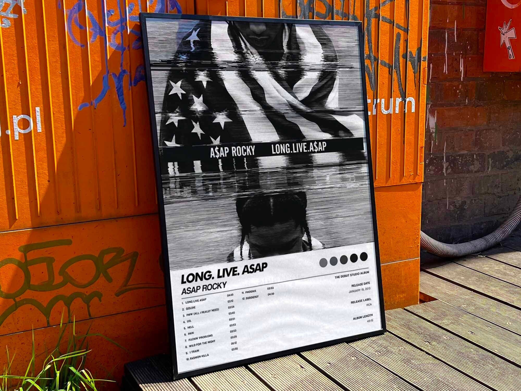 Asap Rocky 'long Live Asap' Album Cover Poster - Etsy