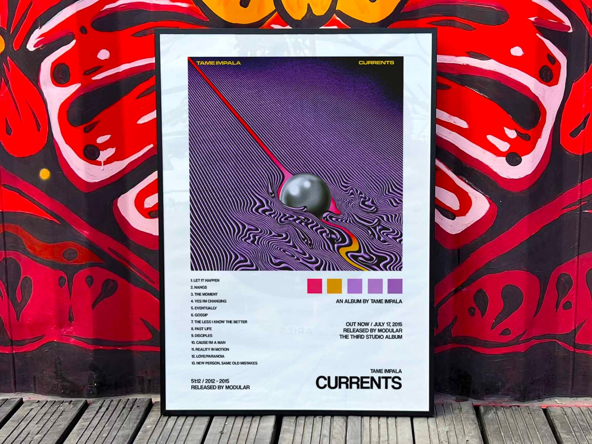 Tame Impala 'currents' Album Cover Poster - Etsy