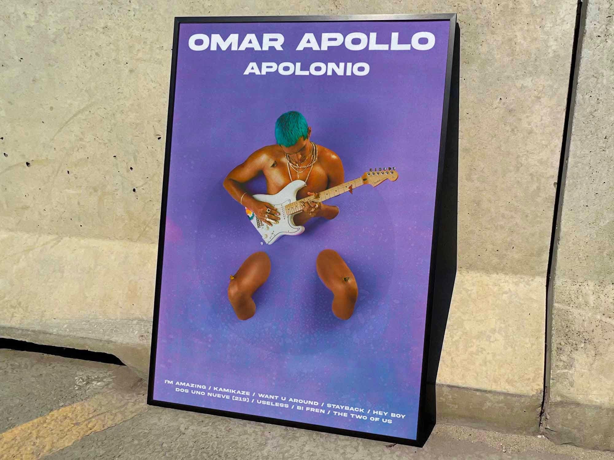 Omar Apollo 'apolonio' Album Cover Poster - Etsy