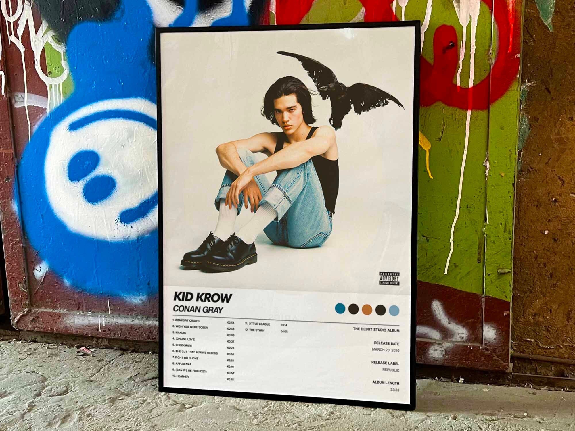 Conan Gray 'kid Krow' Album Cover Poster Personalized - Etsy