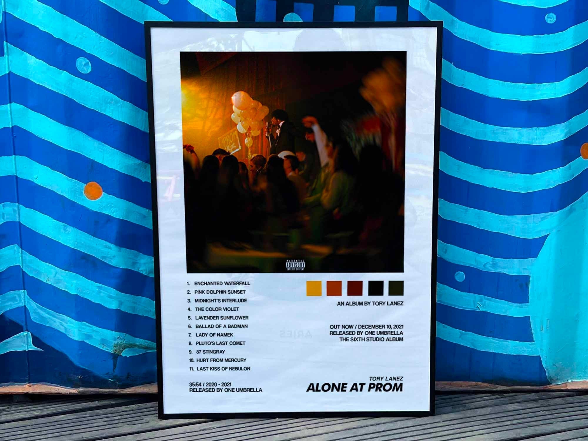 Tory Lanez 'alone at Prom' Album Cover Poster - Etsy