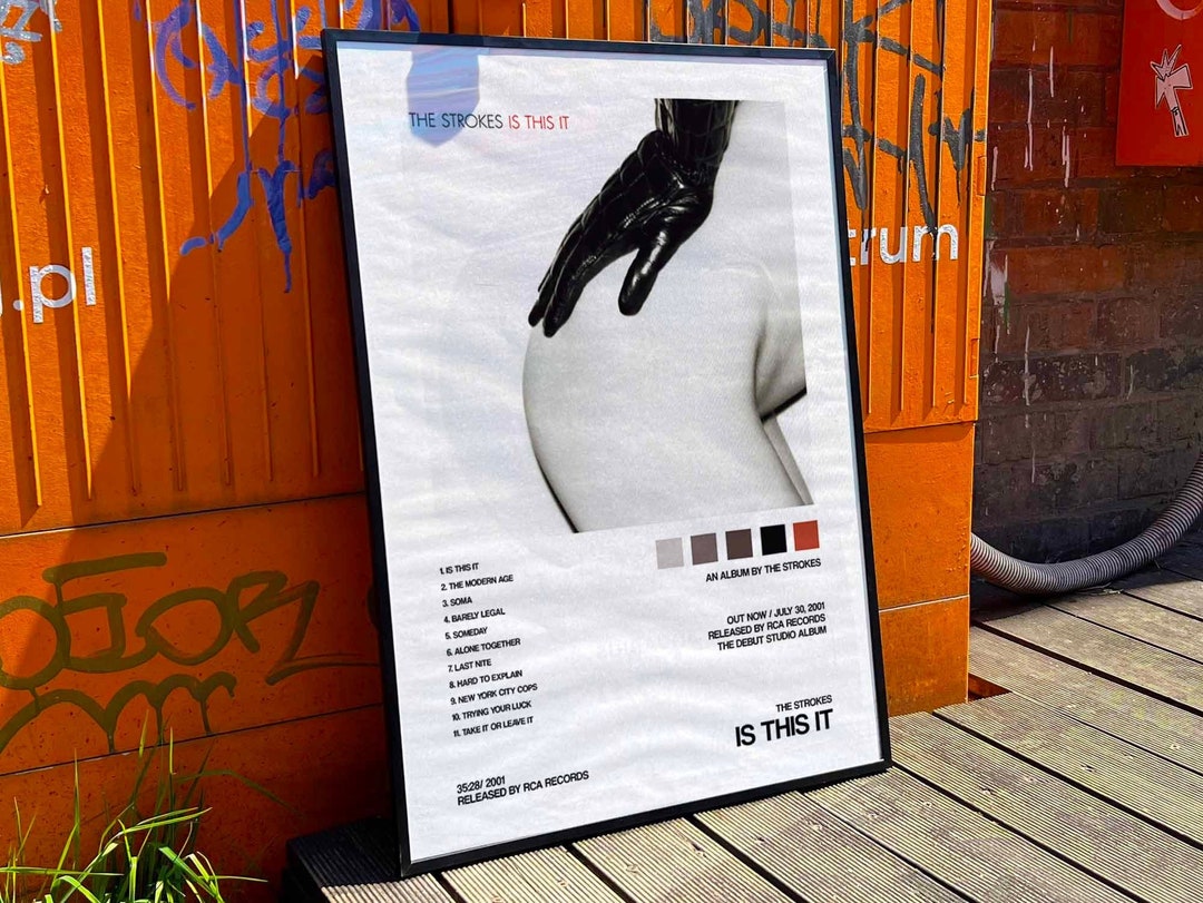 The Strokes is This It Album Cover Poster - Etsy Australia
