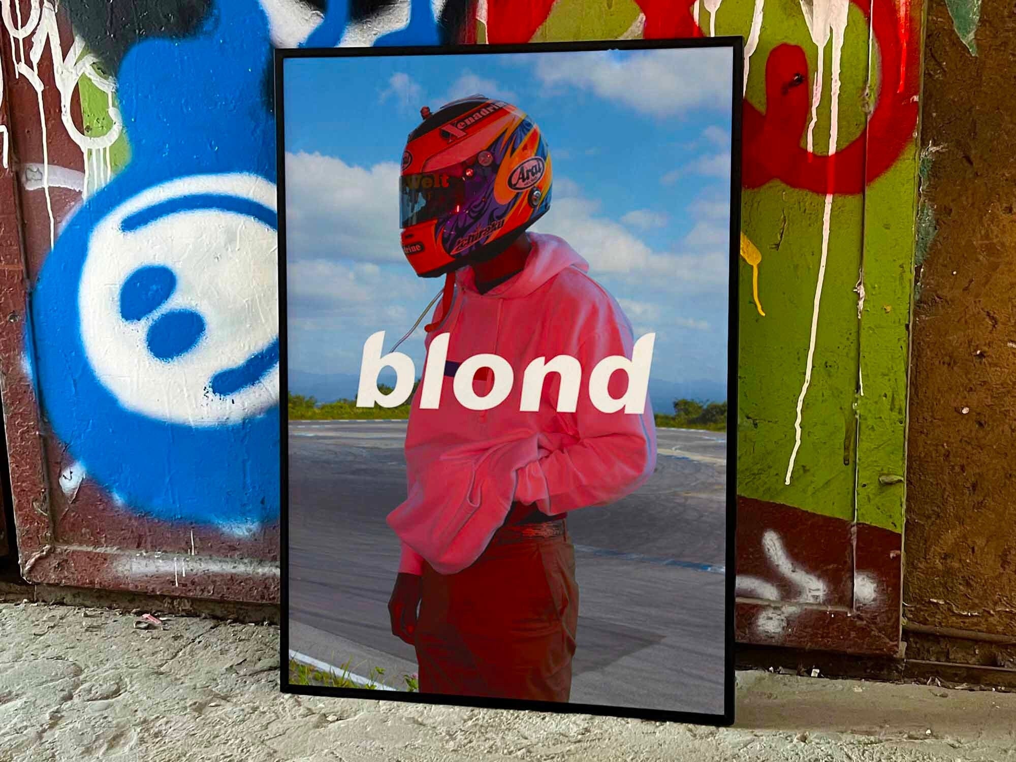 Frank Ocean Blonde Album Cover Poster Personalized Etsy