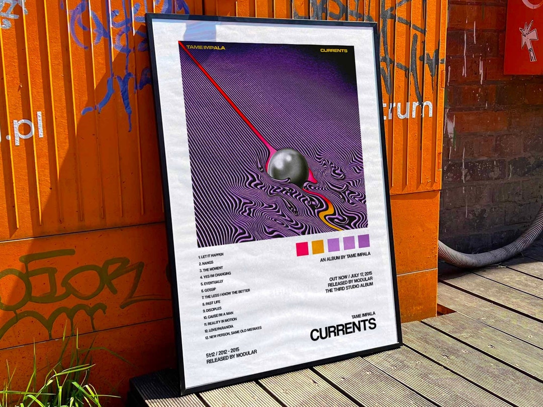 Tame Impala 'currents' Album Cover Poster - Etsy