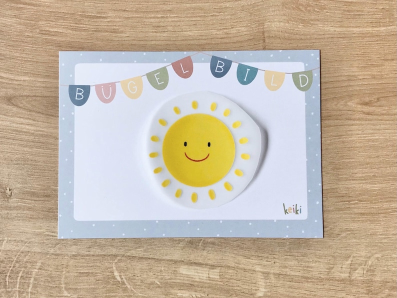 Iron-on Sun Patch, Children's Gift for Girls and Boys, DIY T-shirt ...