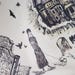 Pottery Barn Wednesday Adams Halloween Tablecloth 50"sq New With Tags ...