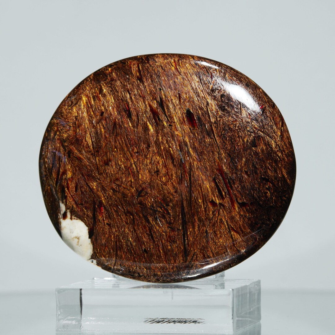 High Quality Astrophyllite Palm Stone 6x5cm.collectible Arctic ...