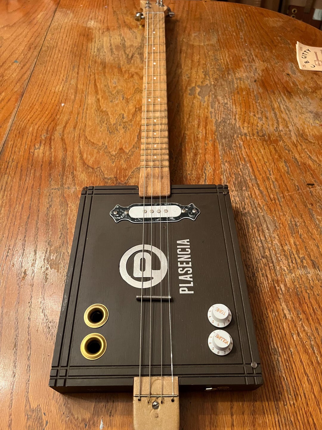 Cigar Box Guitar 4 String Acoustic/ Electric - Etsy
