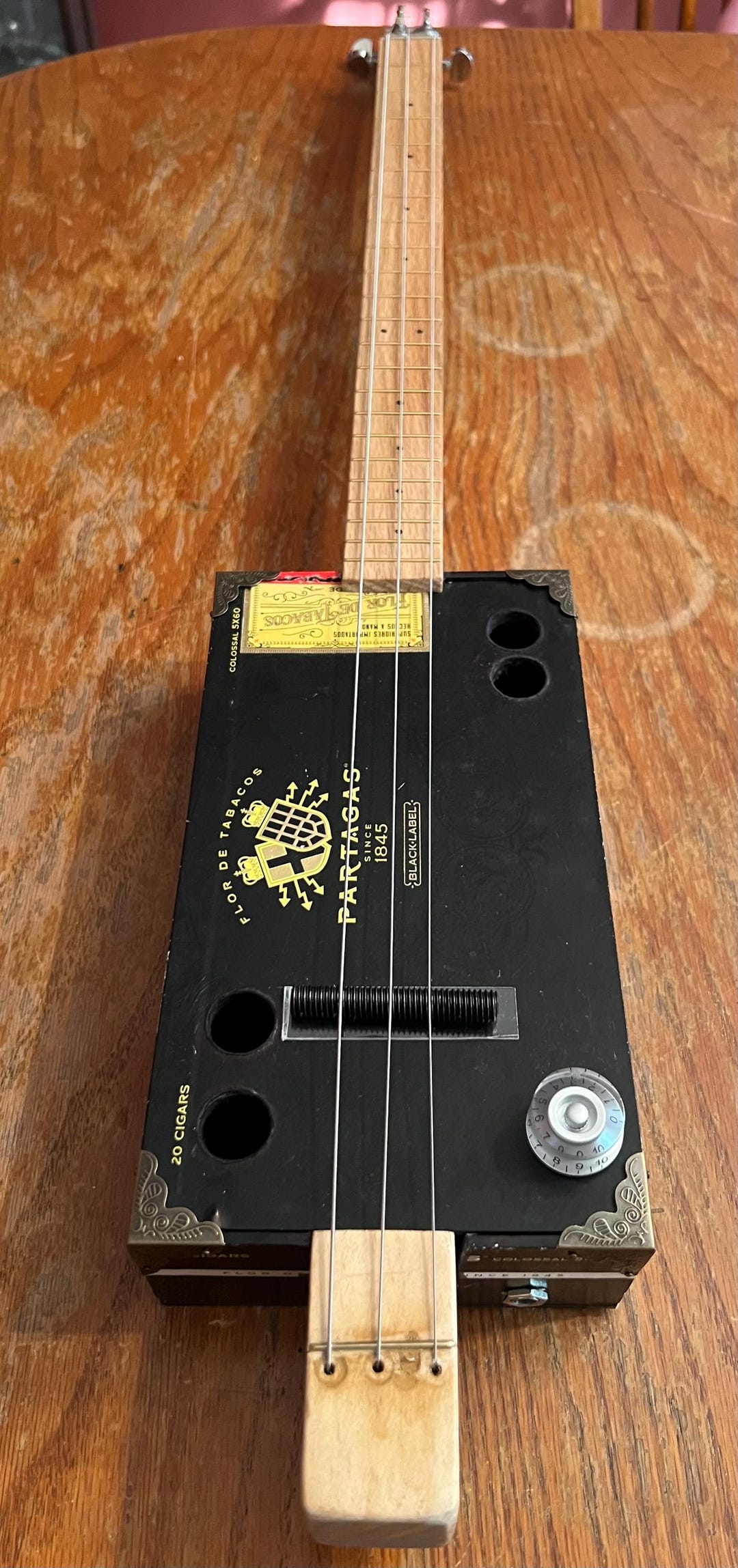 3 String Cigar Box Guitar - Etsy