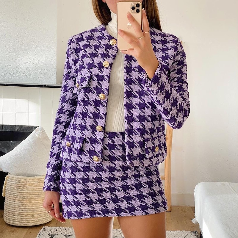 Tweed Set Women - Etsy