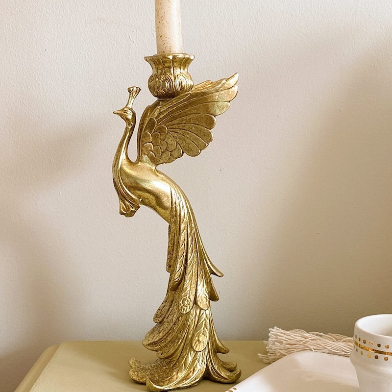 Peacock Candles - Etsy
