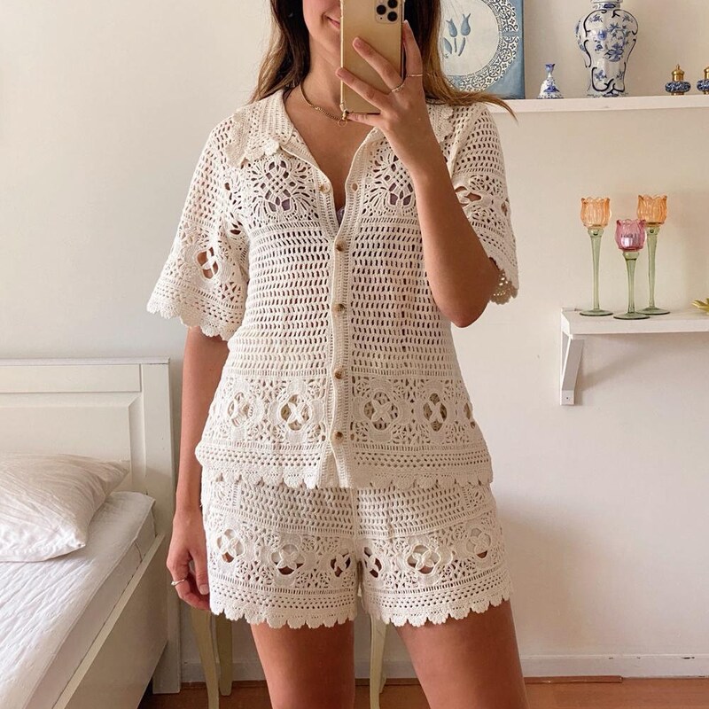 2 Piece Crochet Set - Etsy