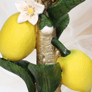 Lemon Grove Candle Holder, Citrus, Fruit Candlestick, Garden Party ...