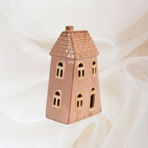 Porcelain Dutch Canal House LED Light, Traditional Decor, Amsterdam ...