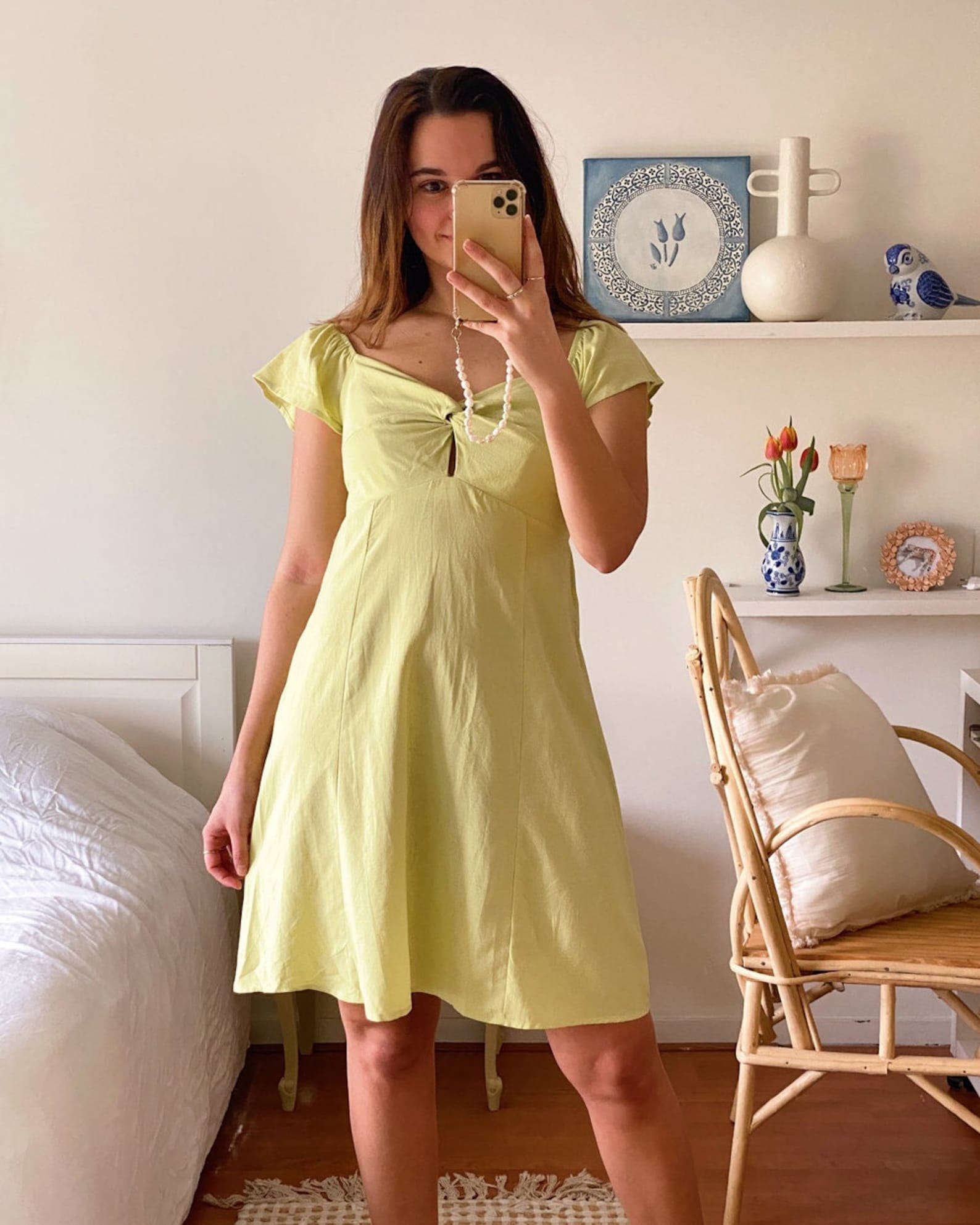 Gelato Pastel Dress, 100% Cotton, Coral, Lime Spring Summer Dress ...
