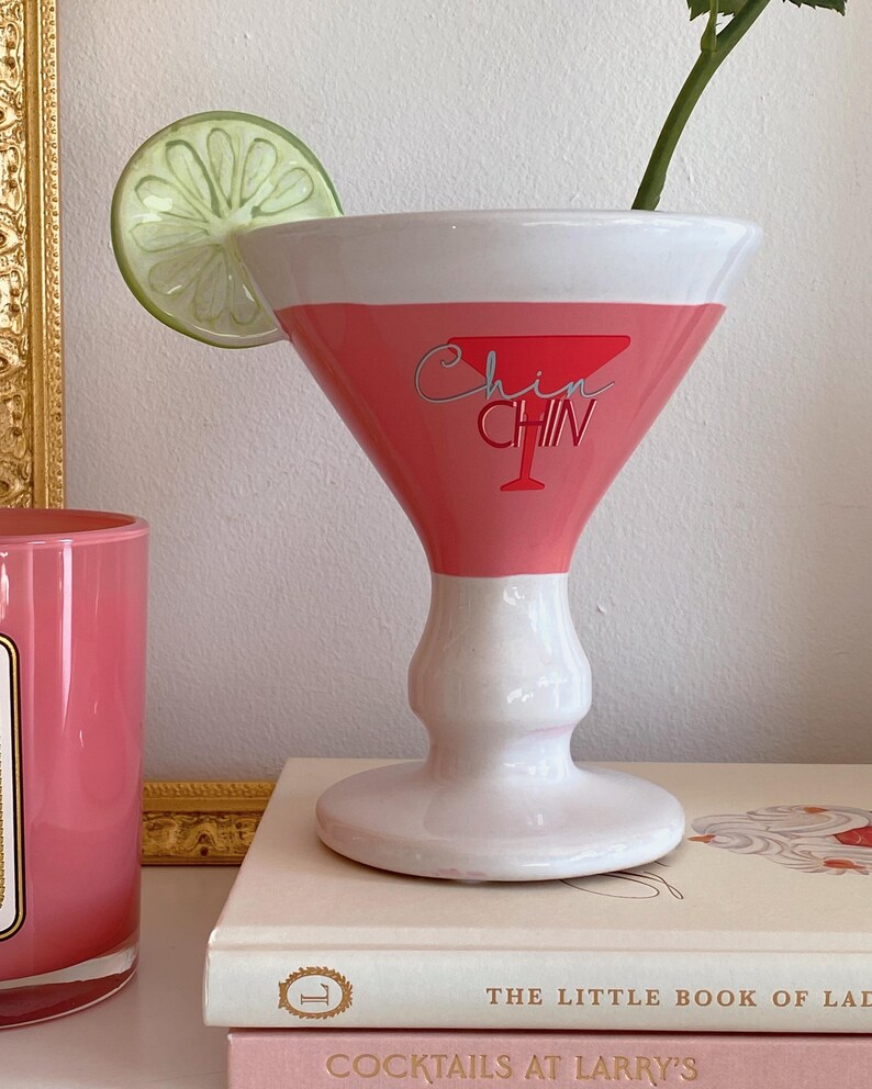 Rose Cocktail Vase, Flower Vase, Cocktail Party Table Decor, Floral ...