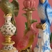 Hollywood Regency Pink Parrot Candle Holder, Bird Candlestick, Pink ...