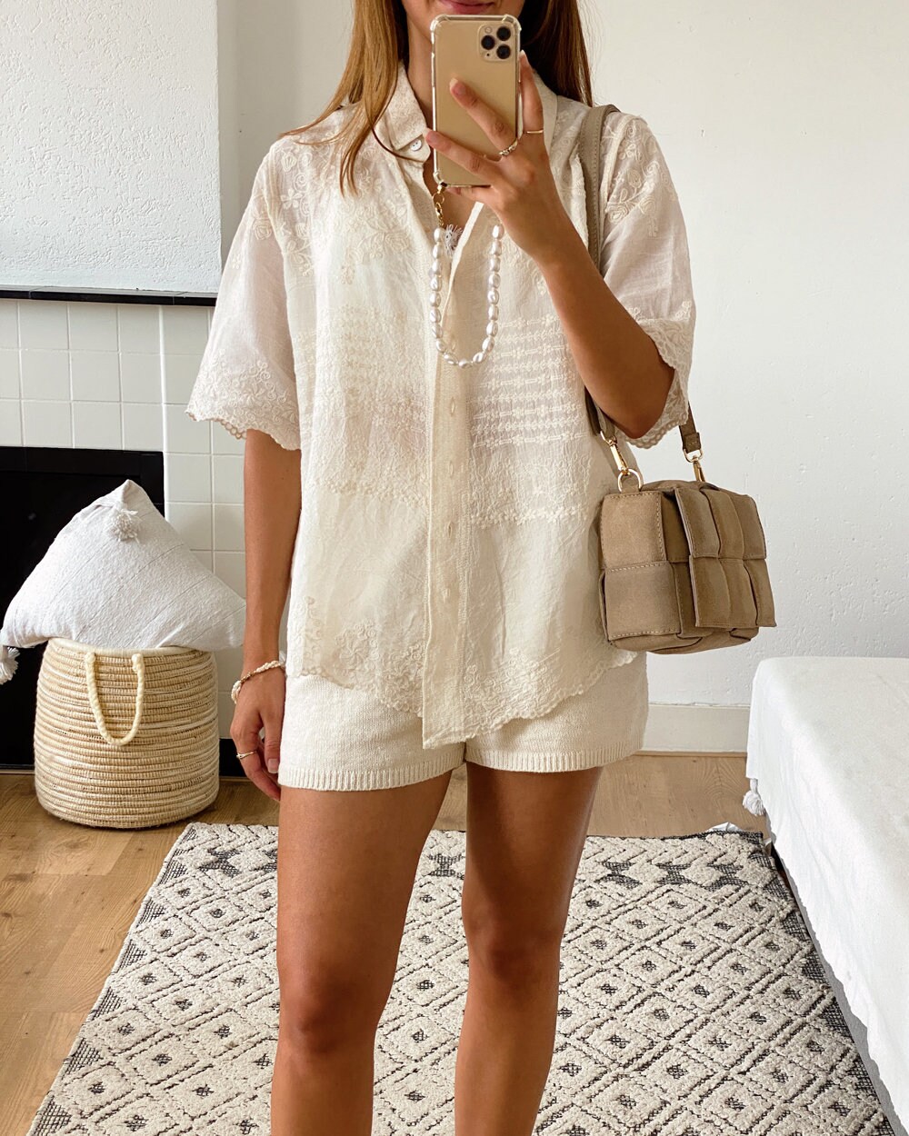 Ethereal Ivory Embroidered Cotton Blouse Cotton Blouse - Etsy