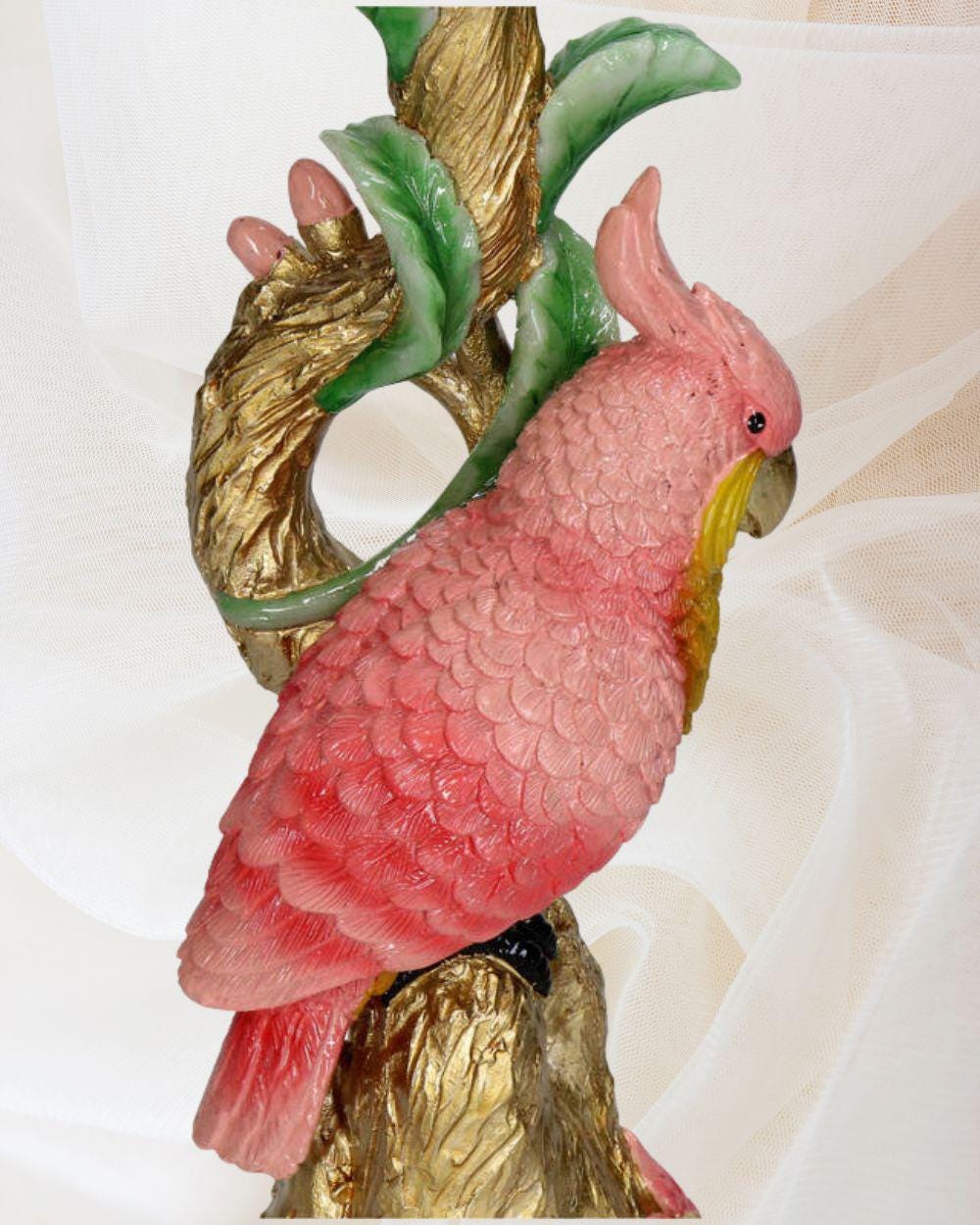 Hollywood Regency Pink Parrot Candle Holder, Bird Candlestick, Pink ...