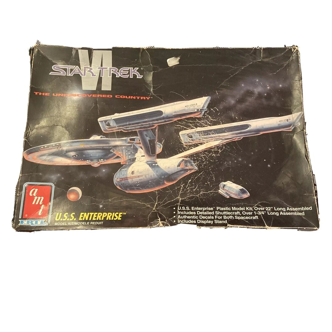 AMT Star Trek USS Enterprise D Model Kit VI the Undiscovered Country - Etsy