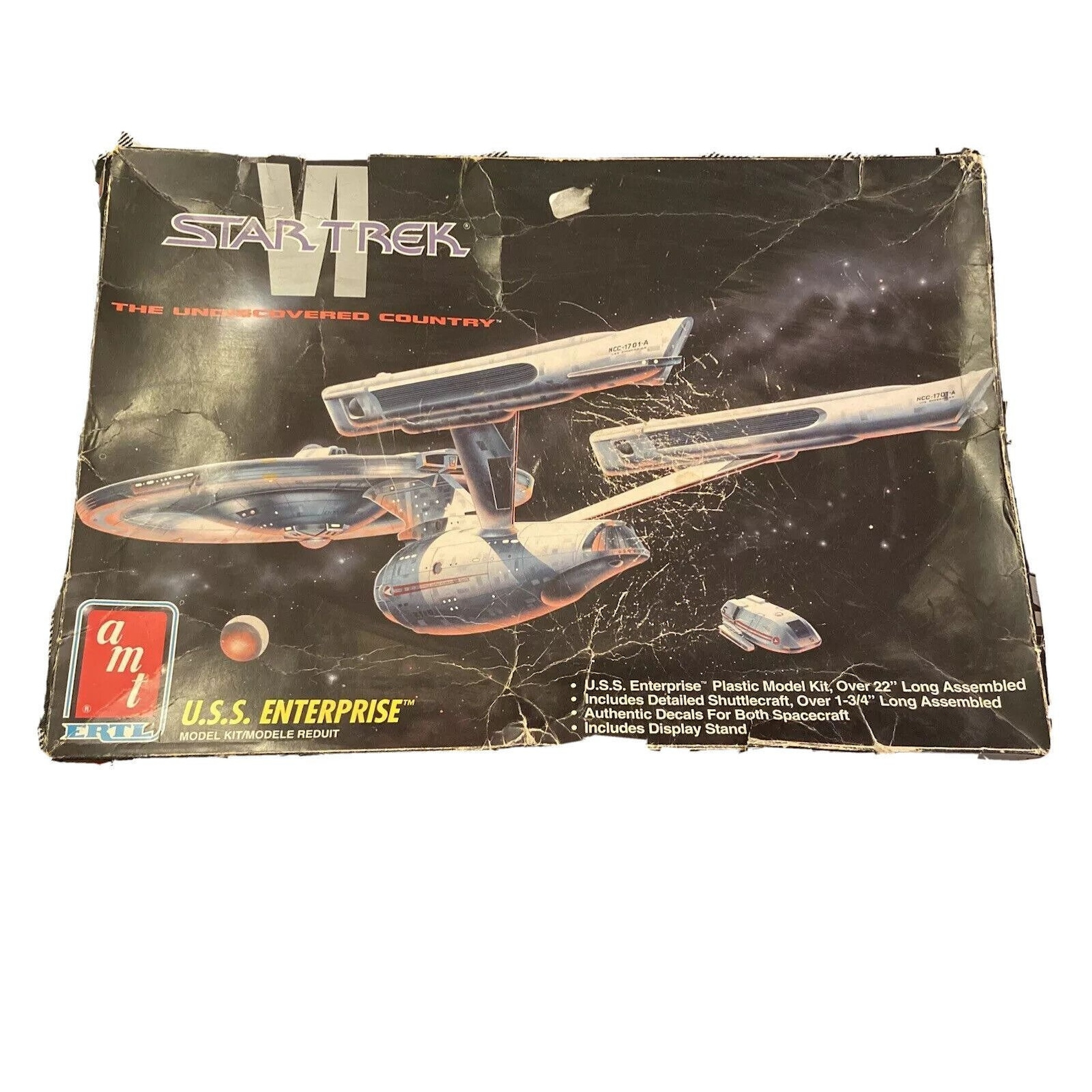 AMT Star Trek USS Enterprise D Model Kit VI the Undiscovered Country - Etsy
