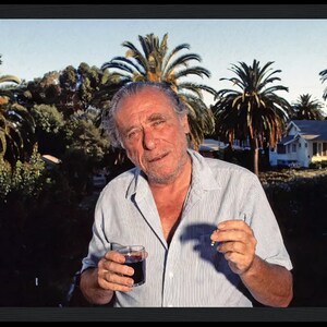Charles Bukowski Art Print High-quality Iconic Literary Figure Wall ...