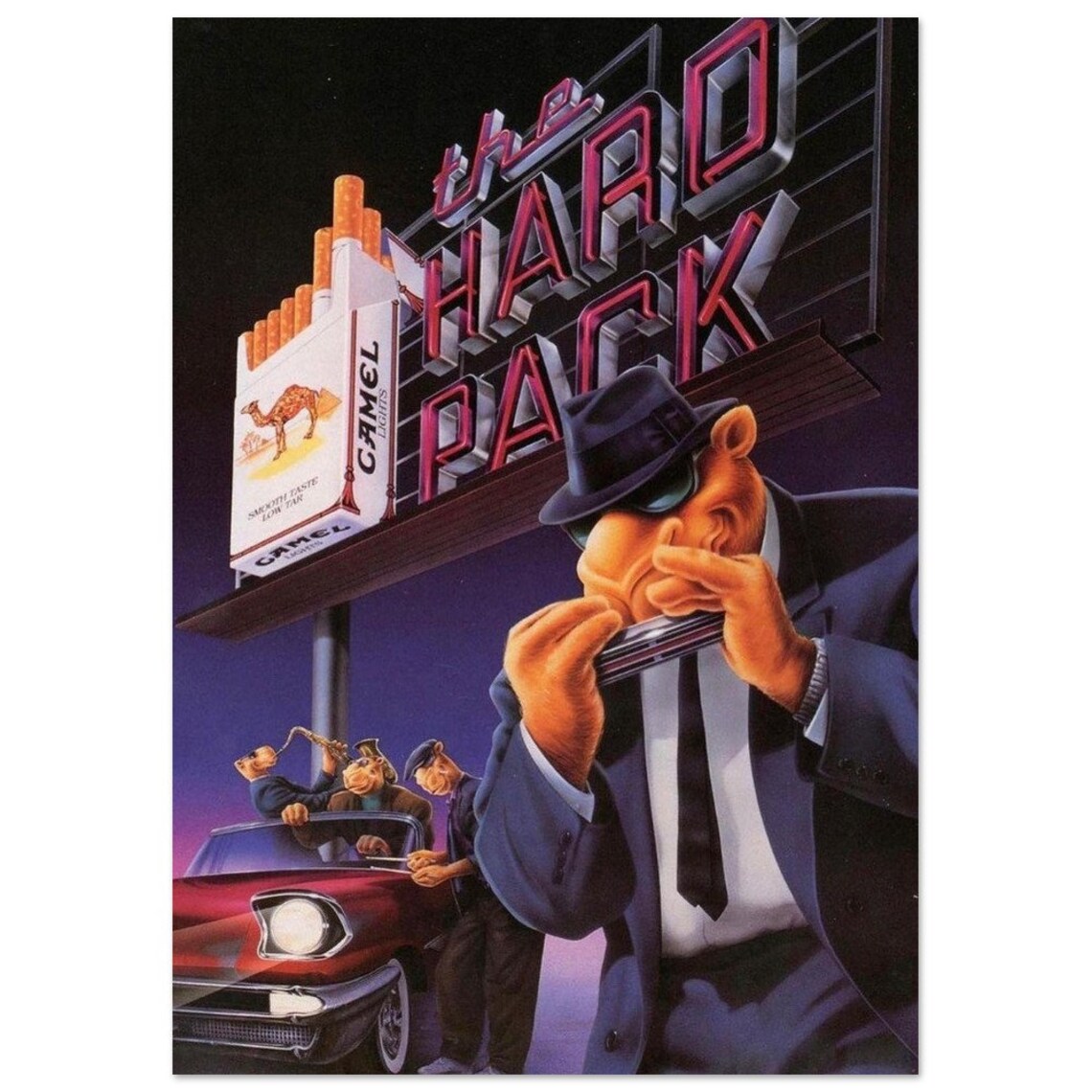 Joe Camel 'the Hard Pack' Vintage Premium Matte Paper Poster - Etsy