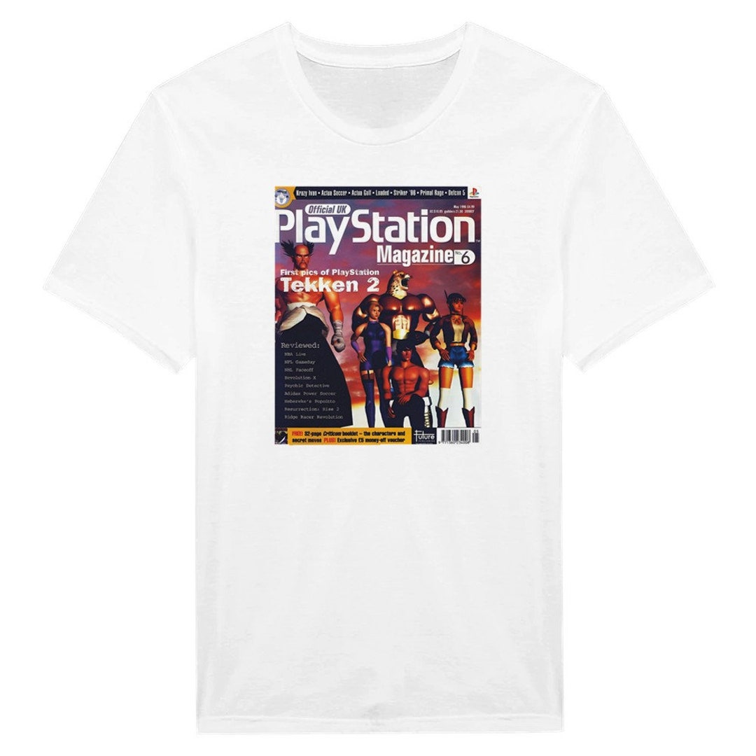 Tekken 2 Playstaion Magazine Vintage Retro Gaming T-shirt - Etsy