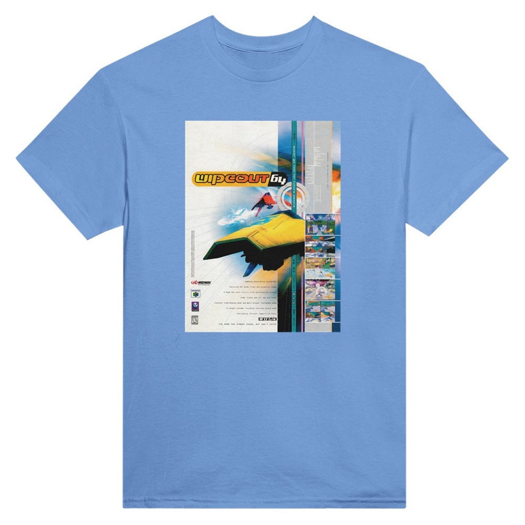Wipeout 64 Vintage Nintendo 64 Retro Gaming T-shirt - Etsy