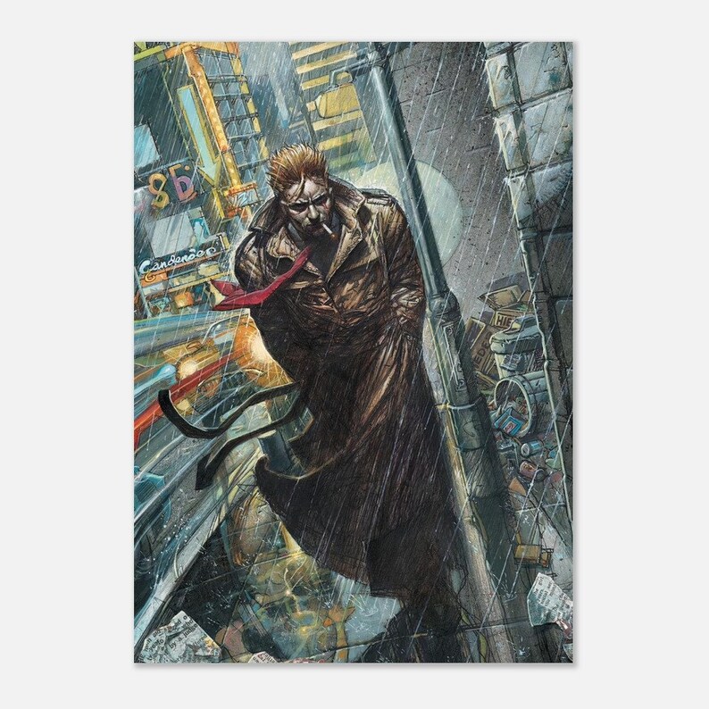 John Constantine Hellblazer Art Print Simon Bisley Artwork Comic Book Home Decor Art Print - Etsy