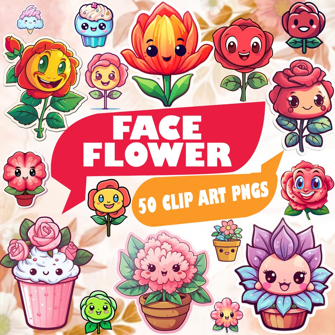 Smile Face Flower Png Smiley Png Smiley Flower Clipart Happy Face ...