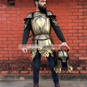 King Guard Suit Lord of the Ring Cosplay Costume Armor Medieval Steel ...