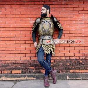 King Guard Suit Lord of the Ring Cosplay Costume Armor Medieval Steel ...