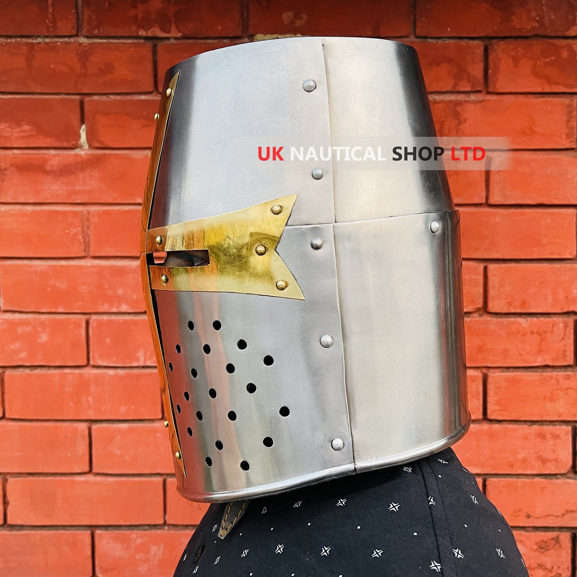 Templar Helmet Medieval Crusader Helmet Templar Knight - Etsy