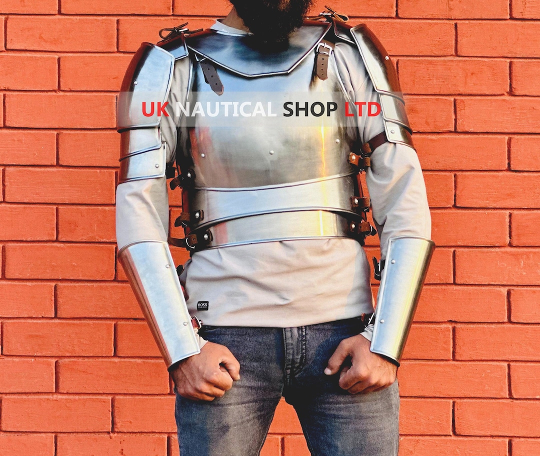 Medieval Lady Chest Armor Breastplate Women Half Body Plated Cuirass ...