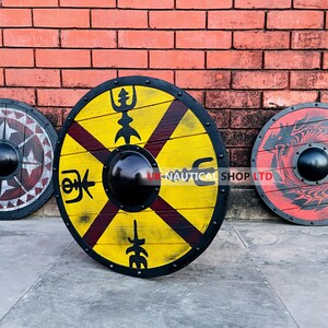 Viking Ouroboros Battleworn Shield Uhtred Last Kingdo Authentic Viking ...