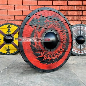 Viking Ouroboros Battleworn Shield Uhtred Last Kingdo Authentic Viking ...