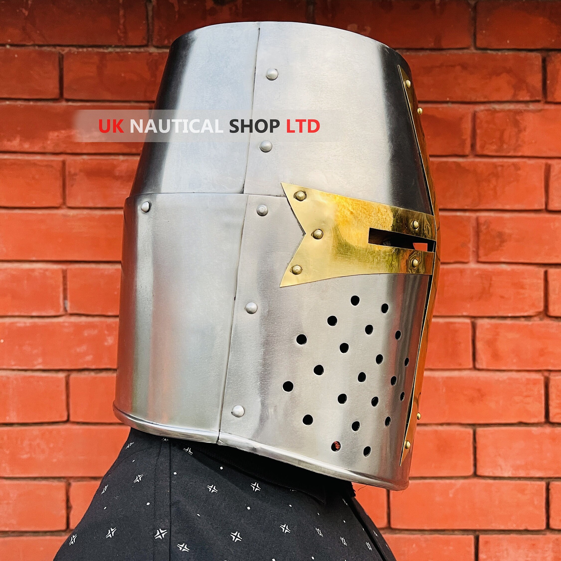 Templar Helmet Medieval Crusader Helmet Templar Knight - Etsy