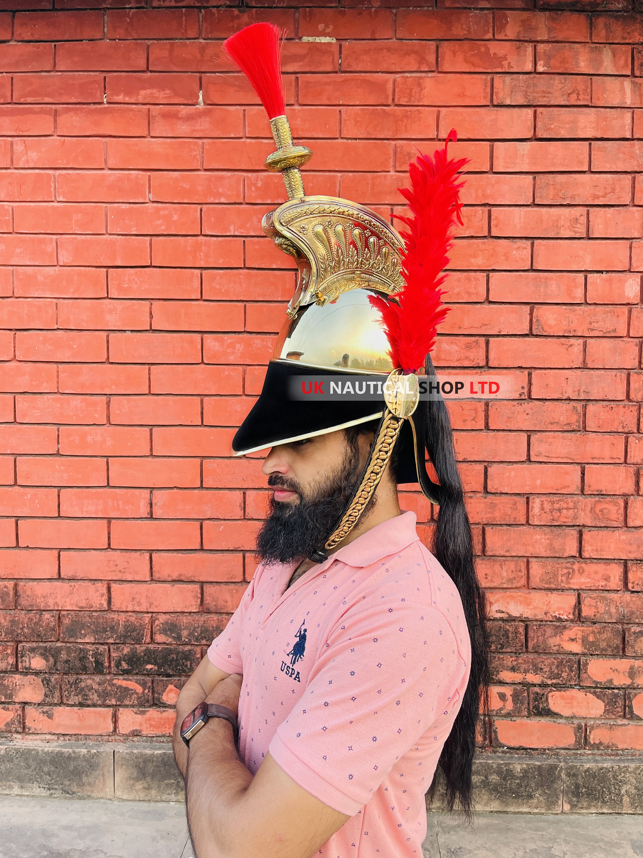 Napoleon Brass Helmet Pickelhaube Napoleon Helmet French 1st Empire ...