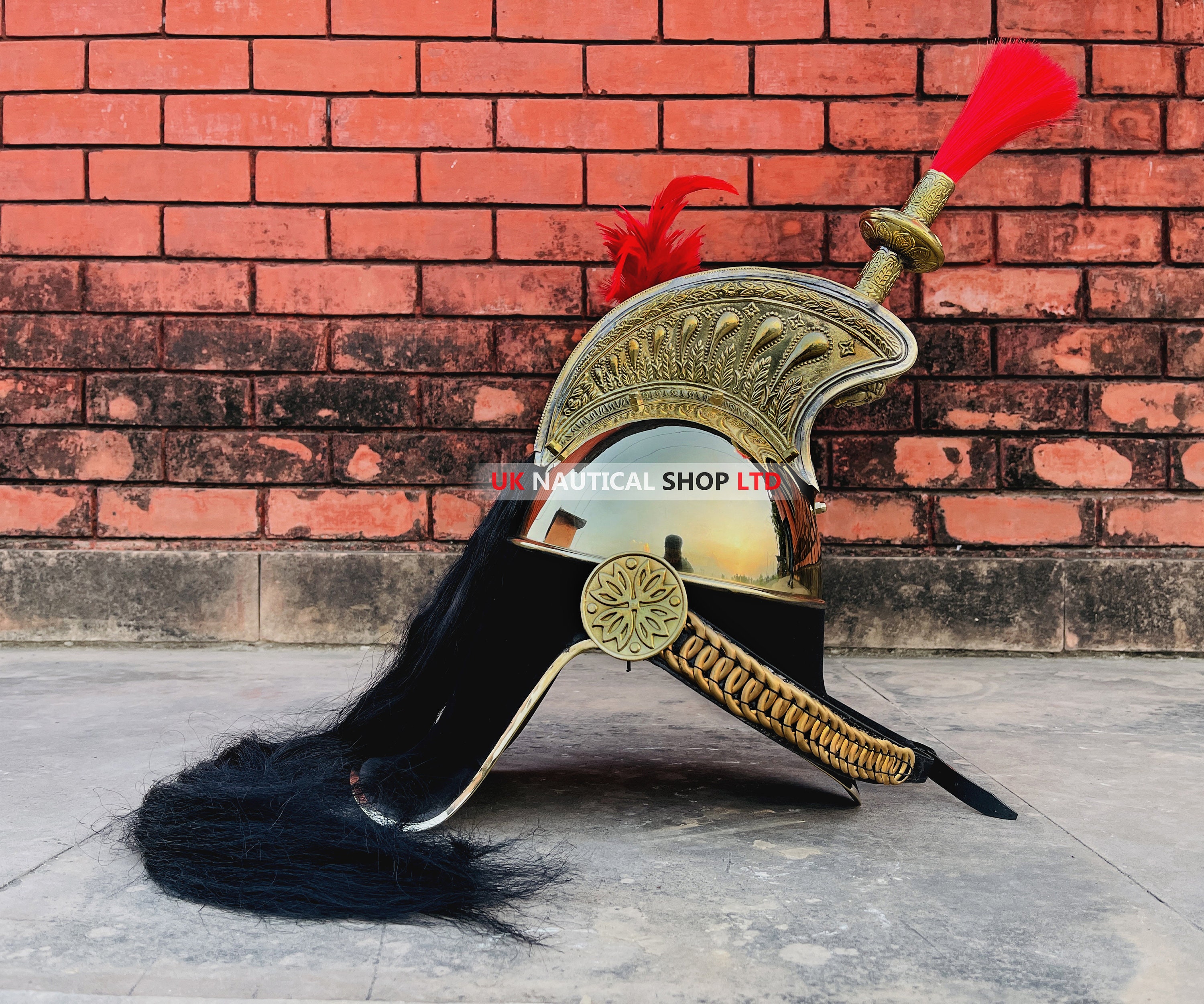 Napoleon Brass Helmet Pickelhaube Napoleon Helmet French 1st Empire ...