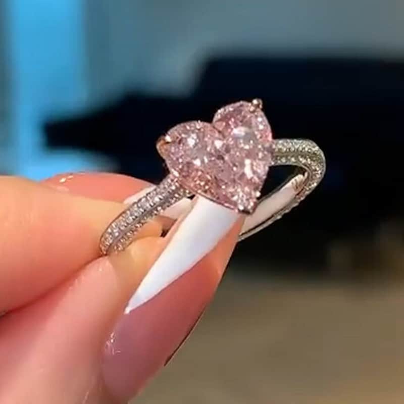 Heart Cut Ring - Etsy